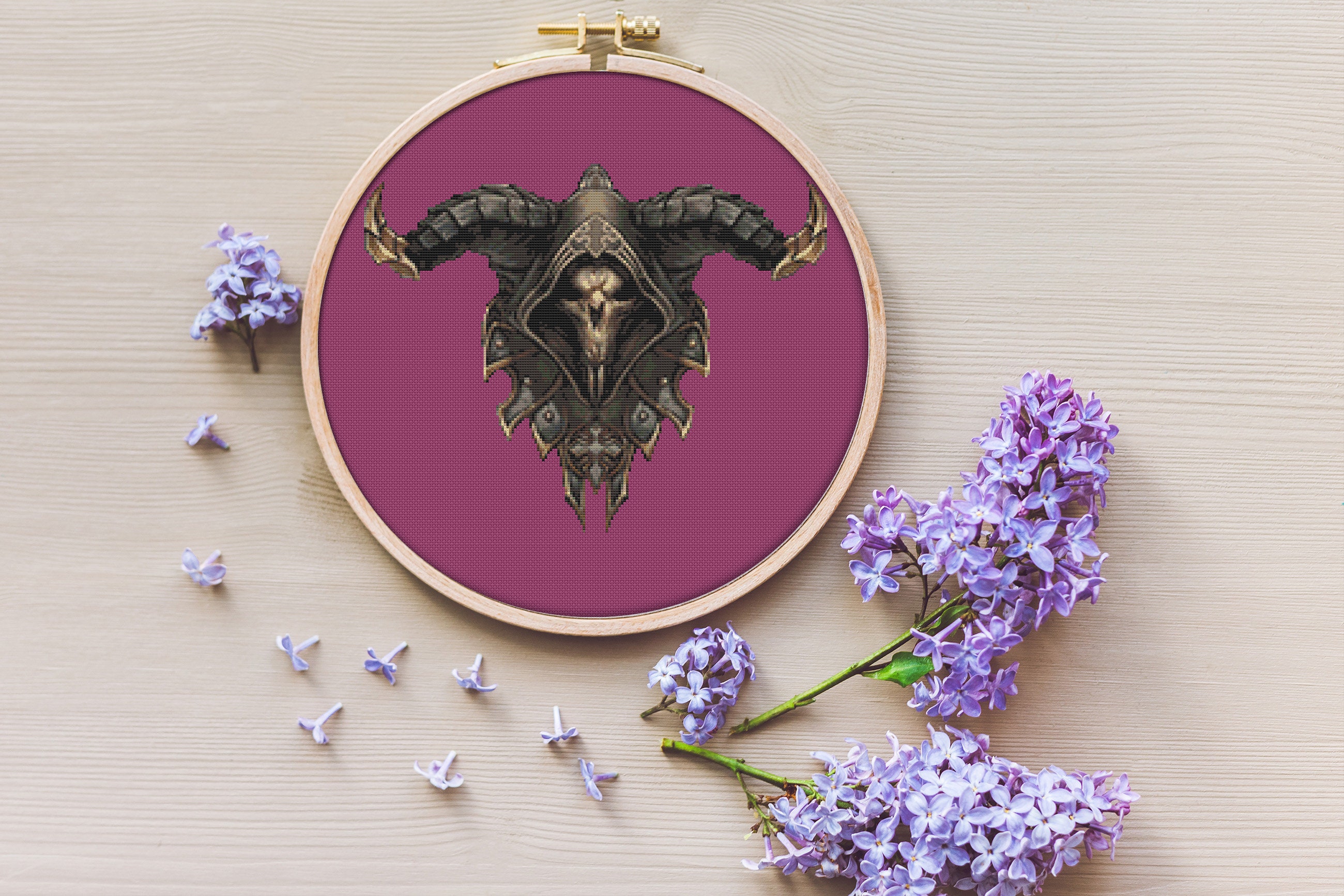 Demon Hunter - Cross Stitch Pattern (instant Download PDF) - Etsy