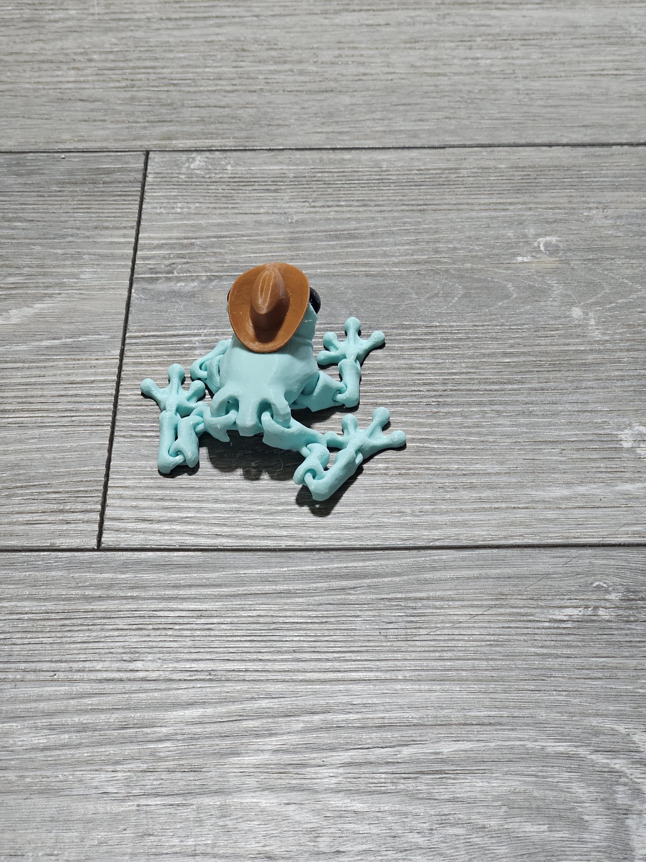 Cowboy Frog 3d Printed Fidget Toy - Etsy
