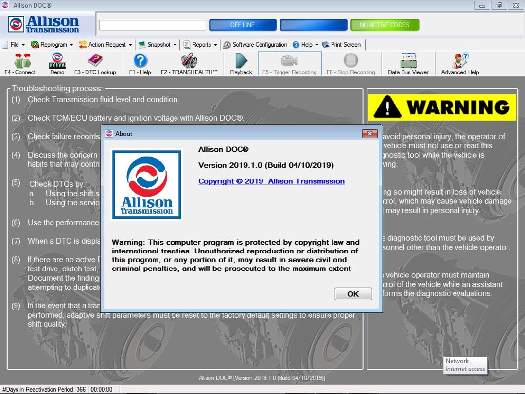 Allison DOC 2019 PC Software + GEN5 2019 Truck - Etsy