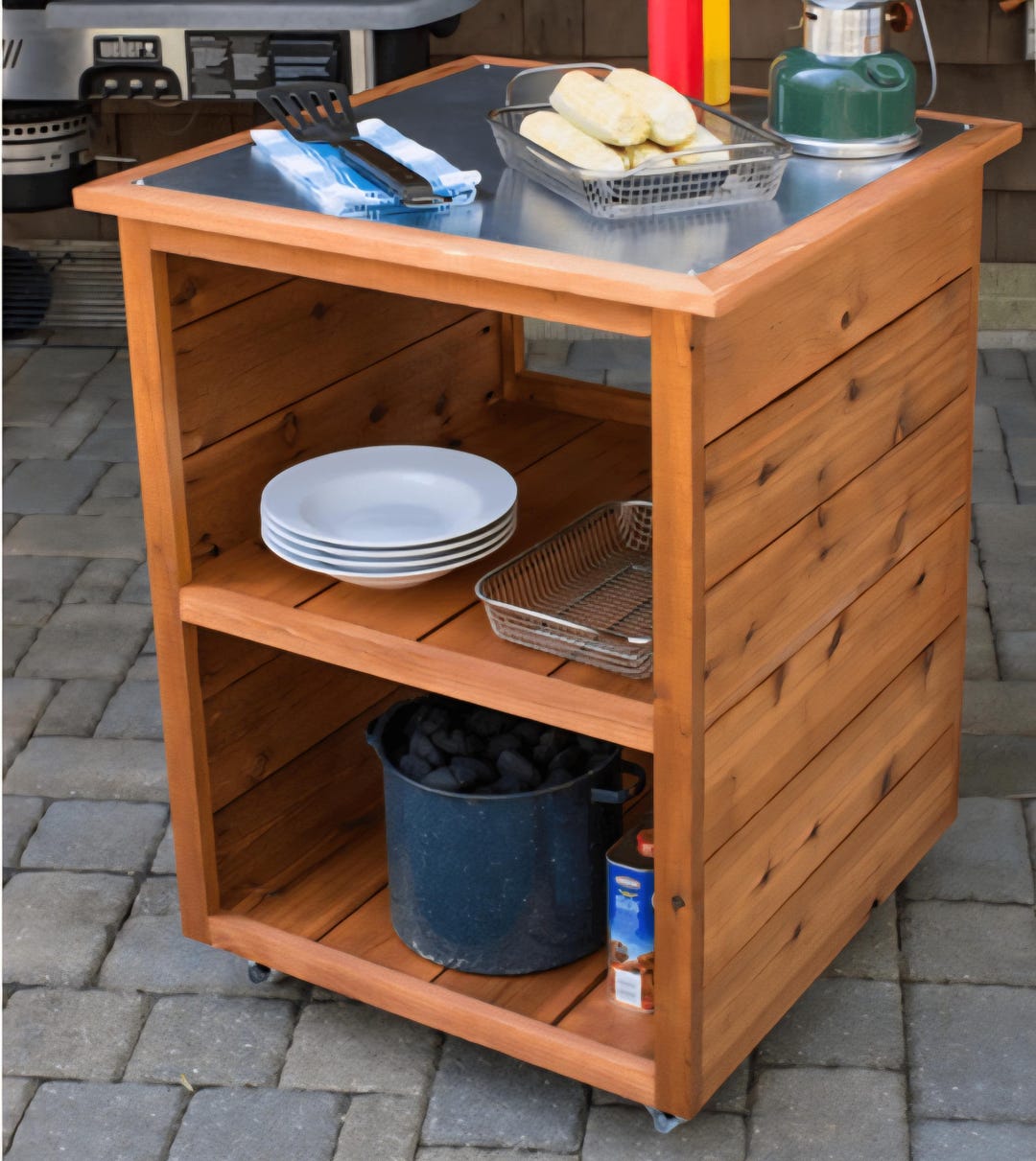 Grilling Station - Plans to Build It - Etsy
