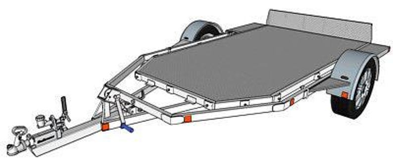 Ground Loading Motorcycle Trailer Plans - Etsy