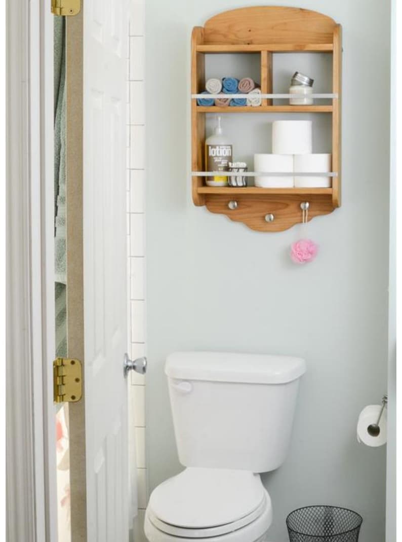 Over Toilet Storage Shelves - Plans to Build It! - Etsy