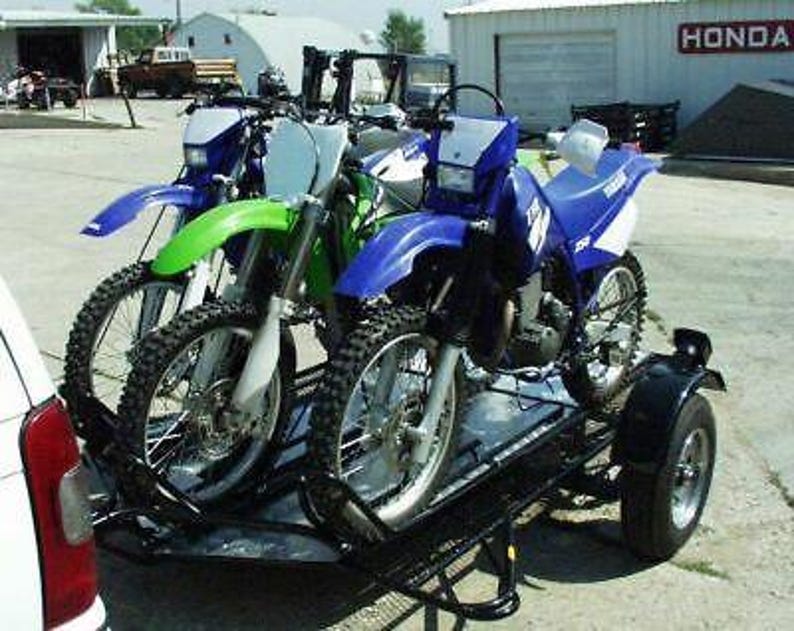 Ground Loading Motorcycle Trailer Plans - Etsy Canada