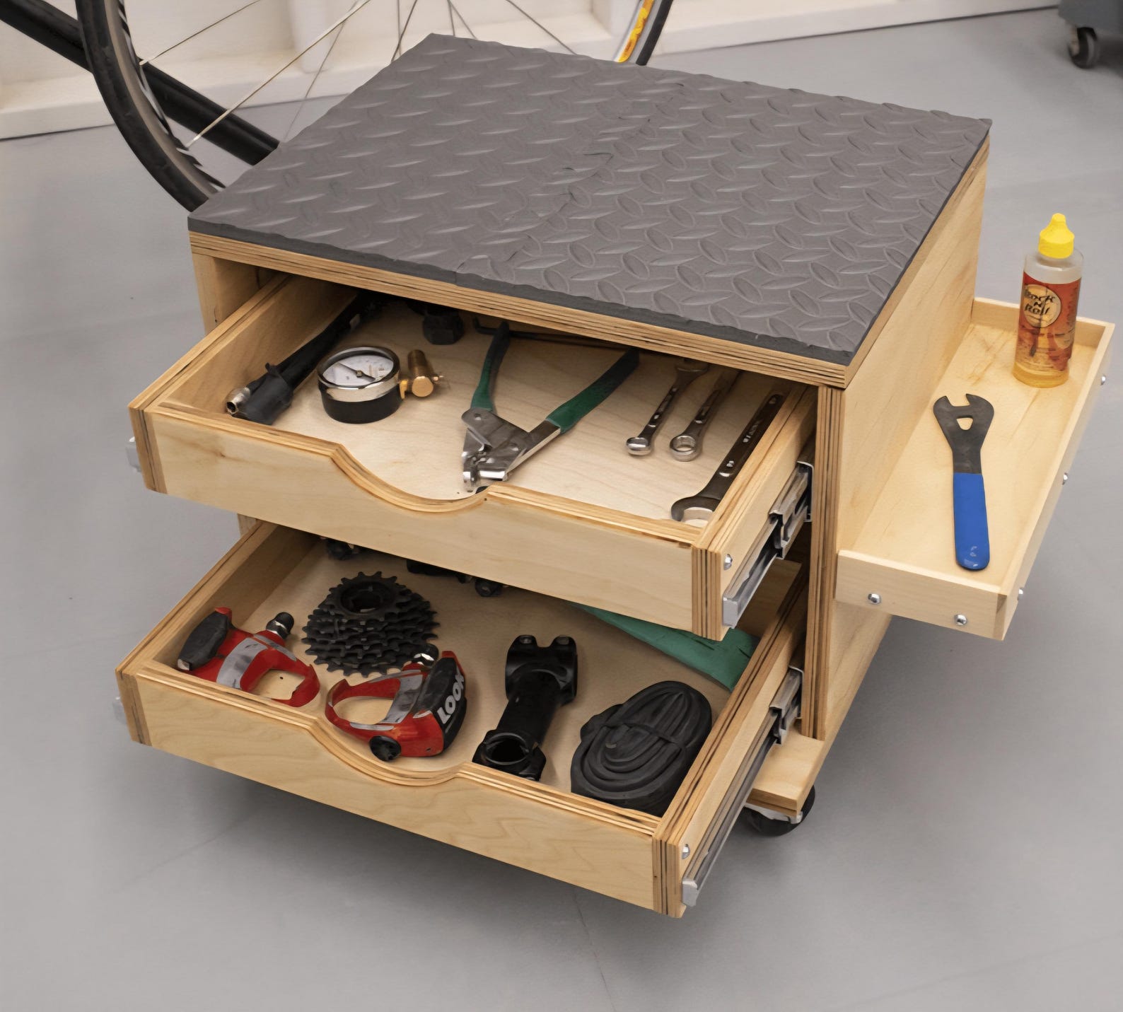 Rolling Work Seat and Tool-storage Cart - Plans to Build It - Etsy