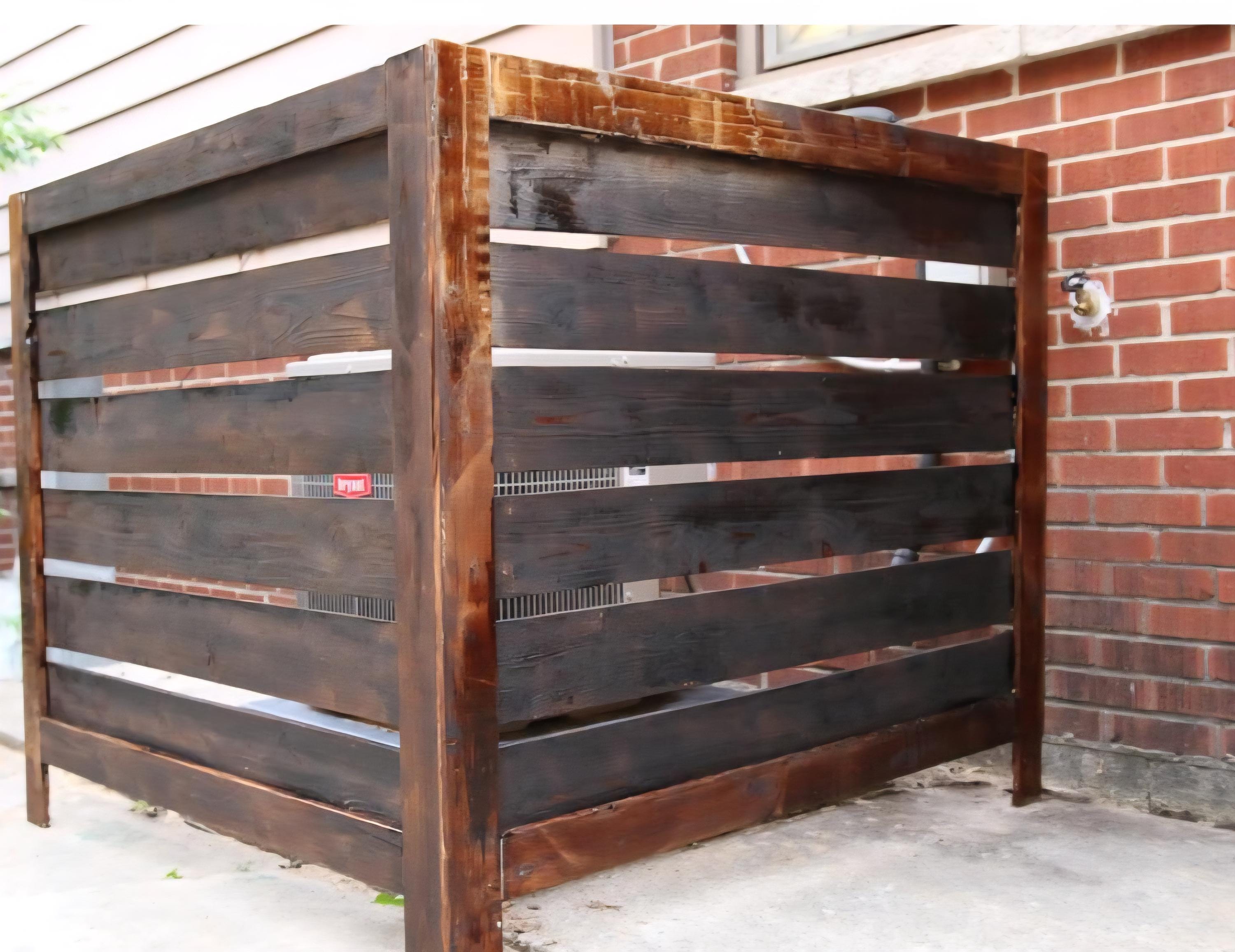 Privacy Screen for Hiding AC Unit - Plans to Build It - Etsy