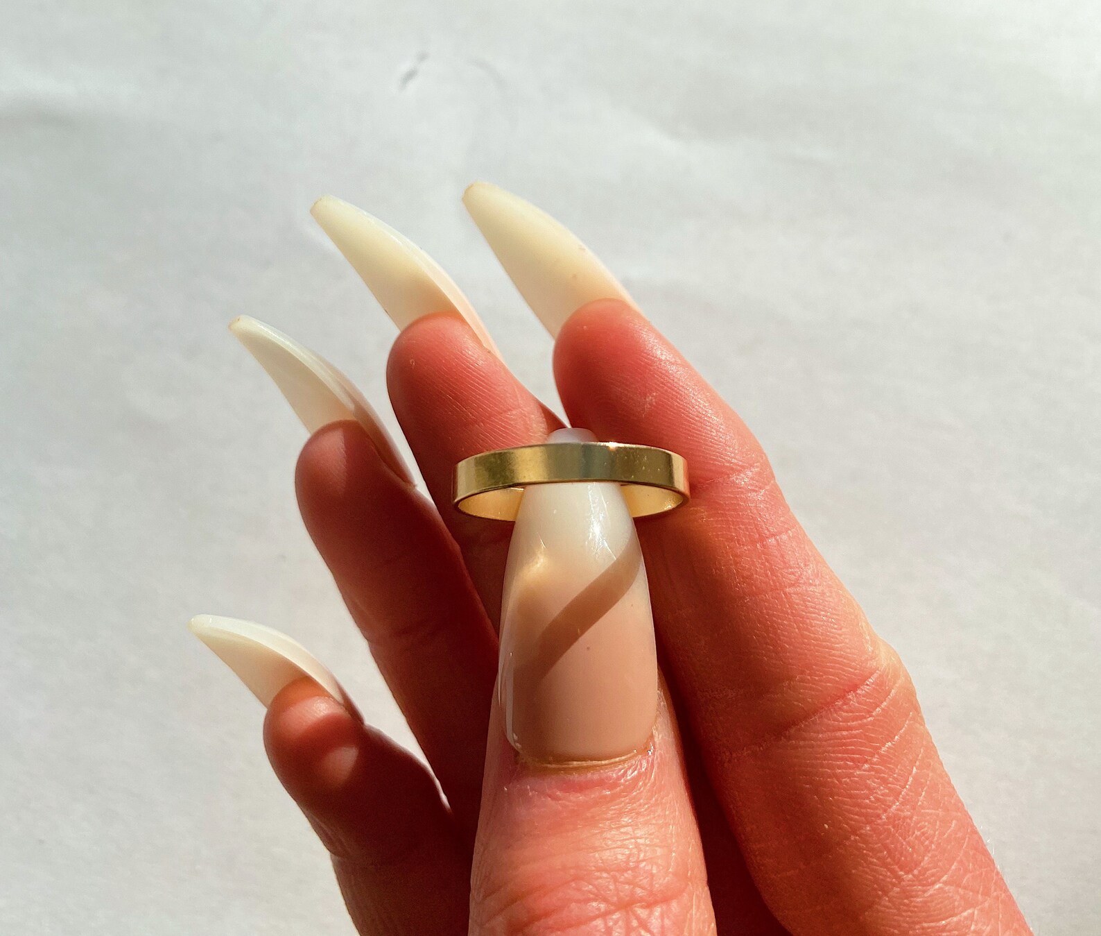 Gold Ring Romantic Old Money Ring Gold Halo Female Ring Size - Etsy