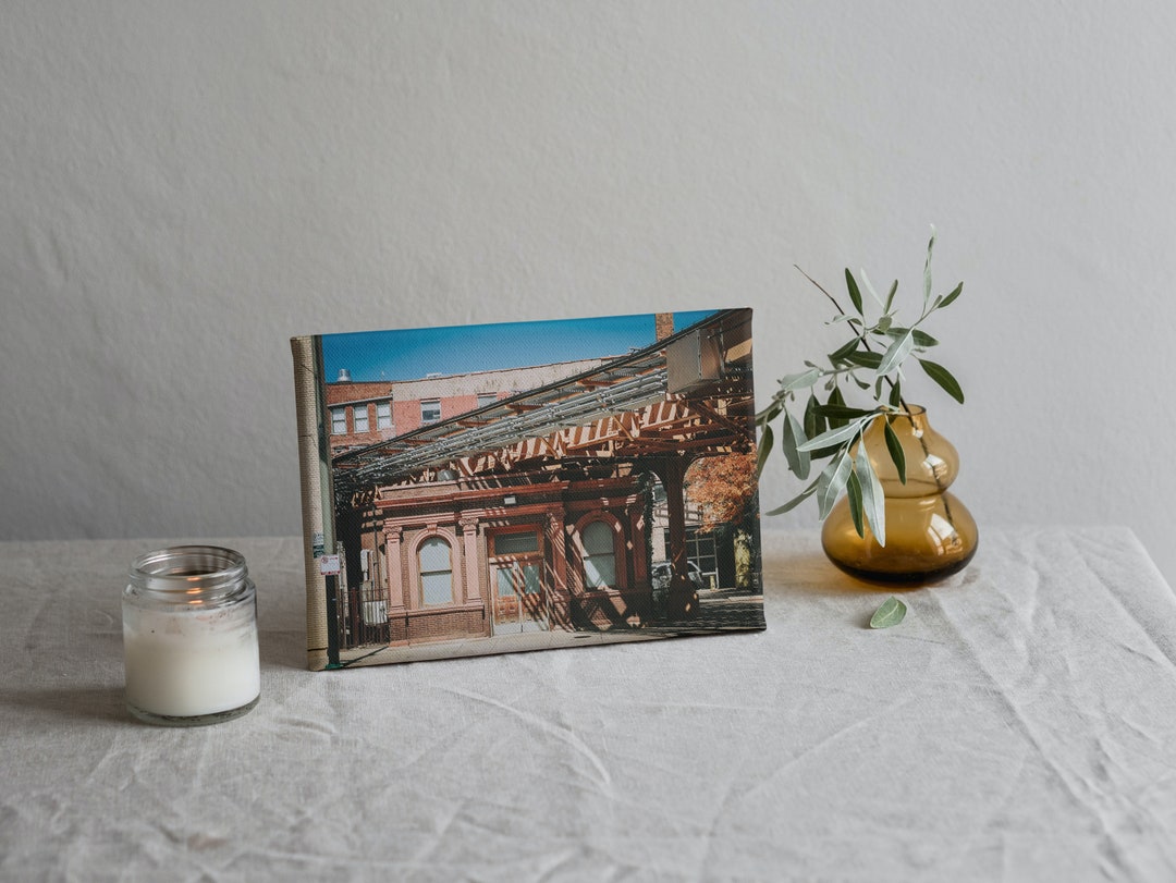 Old City Building Photo Art Print, Vintage Style Urban Decor, Nostalgic ...