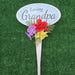 Grandpa Cemetery Flower Decoration in Loving Memory Oval Grandfather ...