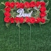 Dad Flower Cemetery Decoration Sign Memorial Flower Headstone Monument ...