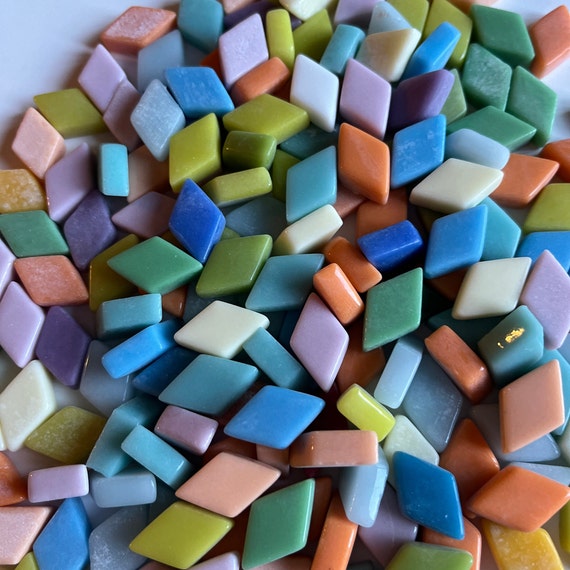 MIX Diamond Mosaic Tiles Geometric Tiles Diamond Tiles - Etsy
