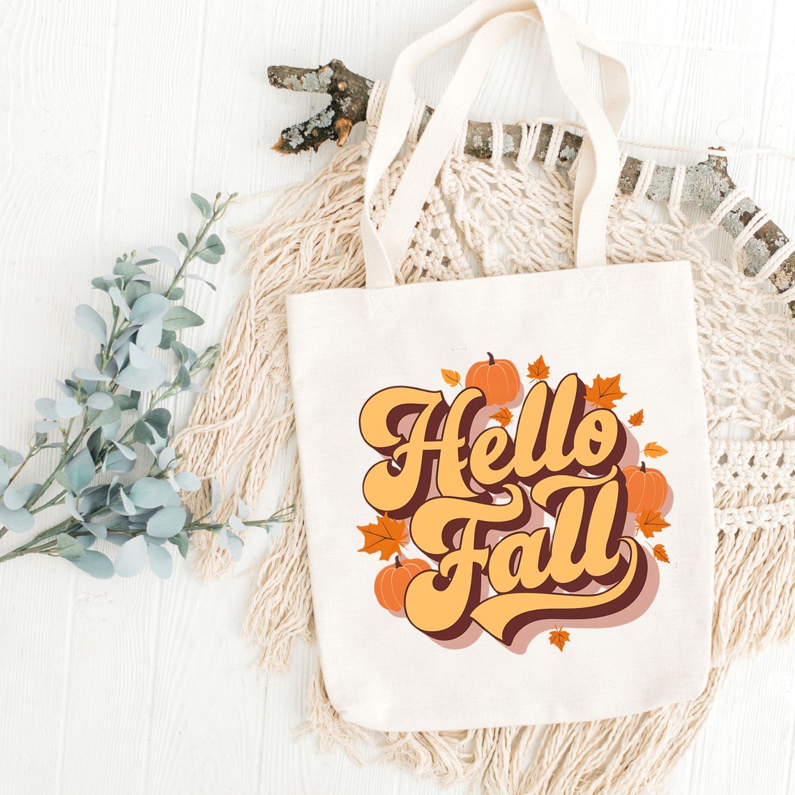 Hello Fall PNG, Fall Sublimation Design for T-shirt, Autumn Sublimation ...