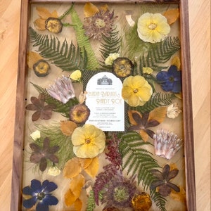 Custom Pressed Flower Frame - Wedding Flowers or Other Event Flowers - Etsy