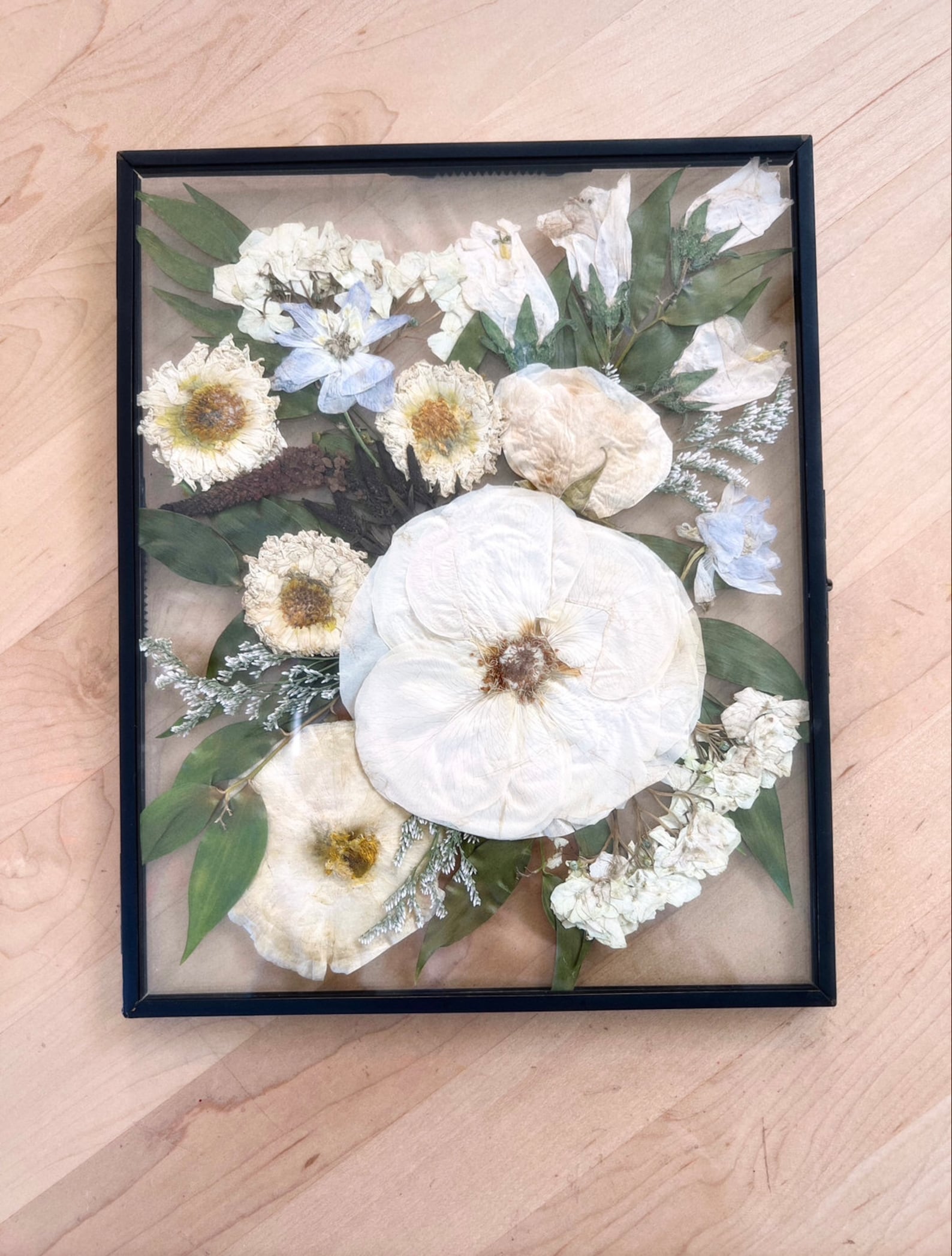 Custom Pressed Flower Frame Wedding Flowers or Other Event Flowers - Etsy