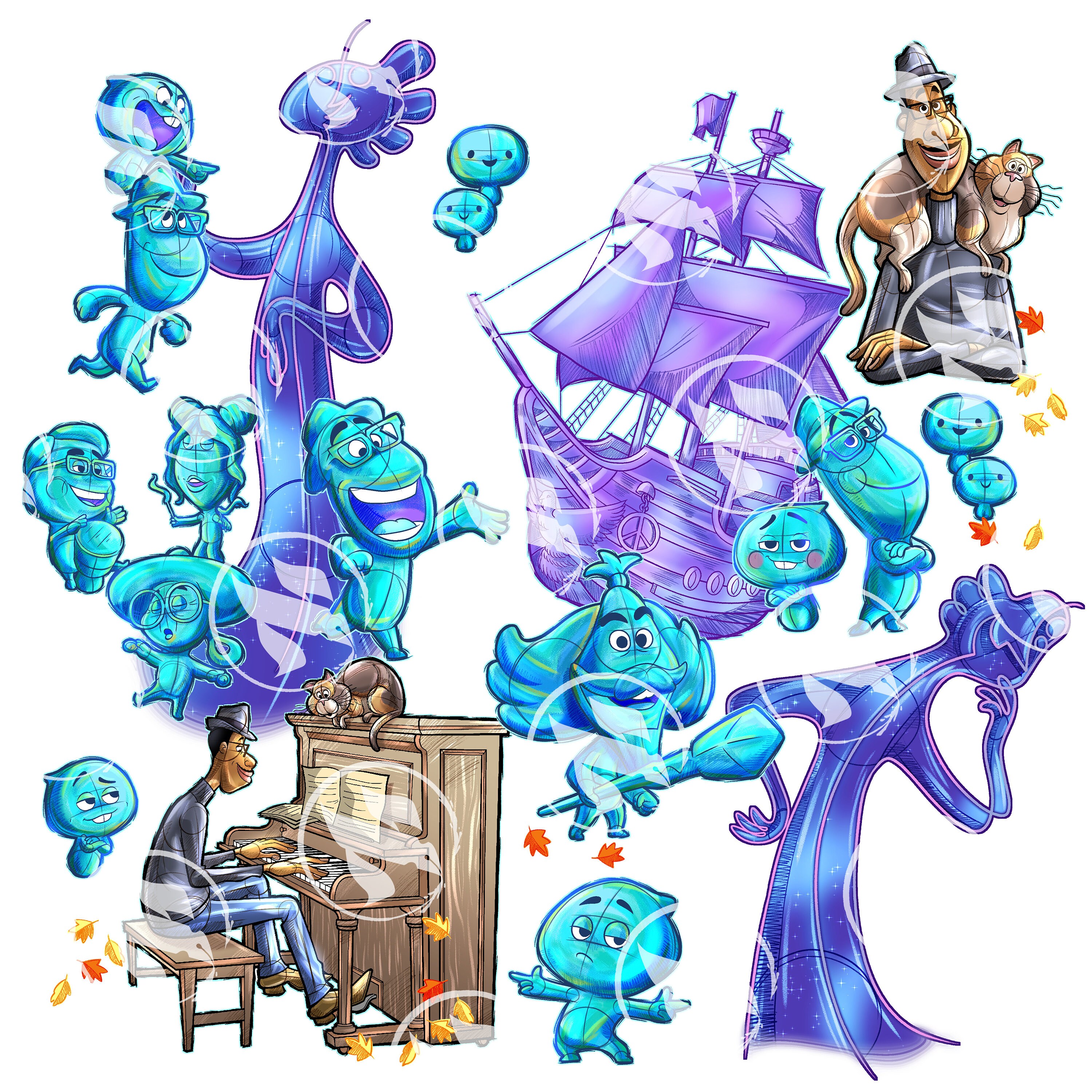 Soul Sublimation File, Kids Sublimation File, Animation Digital Paper ...