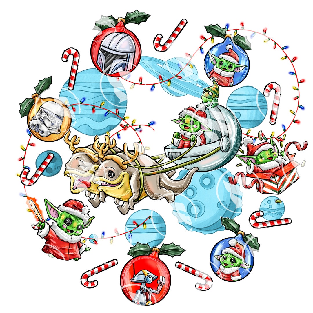 Panel Xmas Animation Digital Art - Etsy