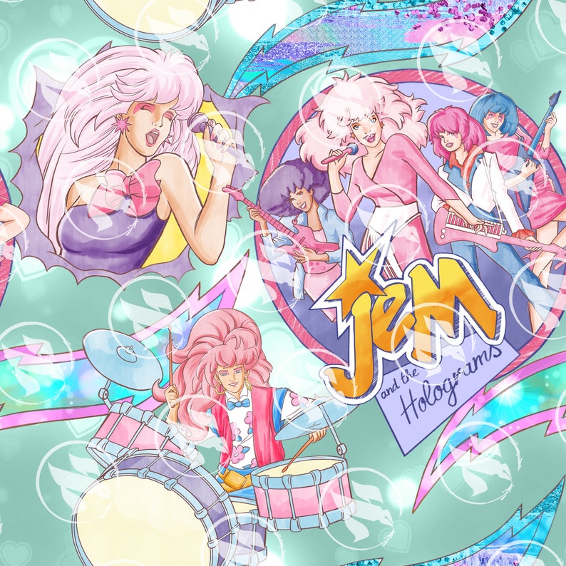 Sängerin Girl Pop Band 90er Jahre nahtlose Kunst - Etsy.de