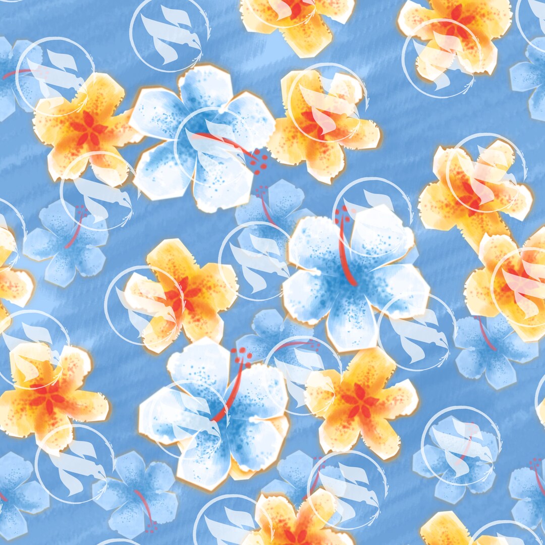 Hibiscus Sublimation File, Nature Sublimation File, Flower Digital ...