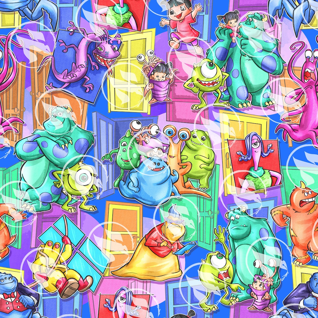 Workers Monsters Seamless Art - Etsy