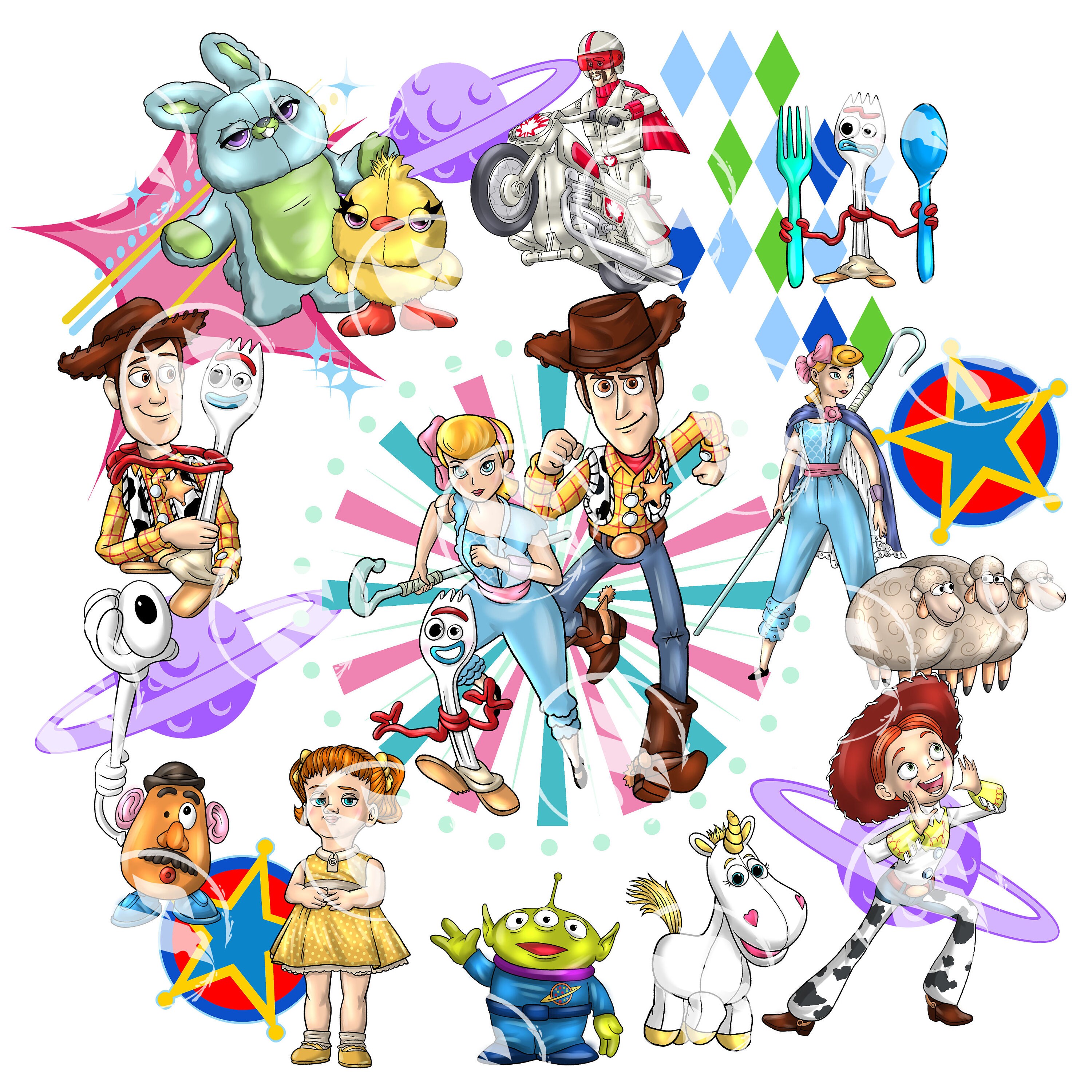 Toy Friends Toon Panel - Etsy