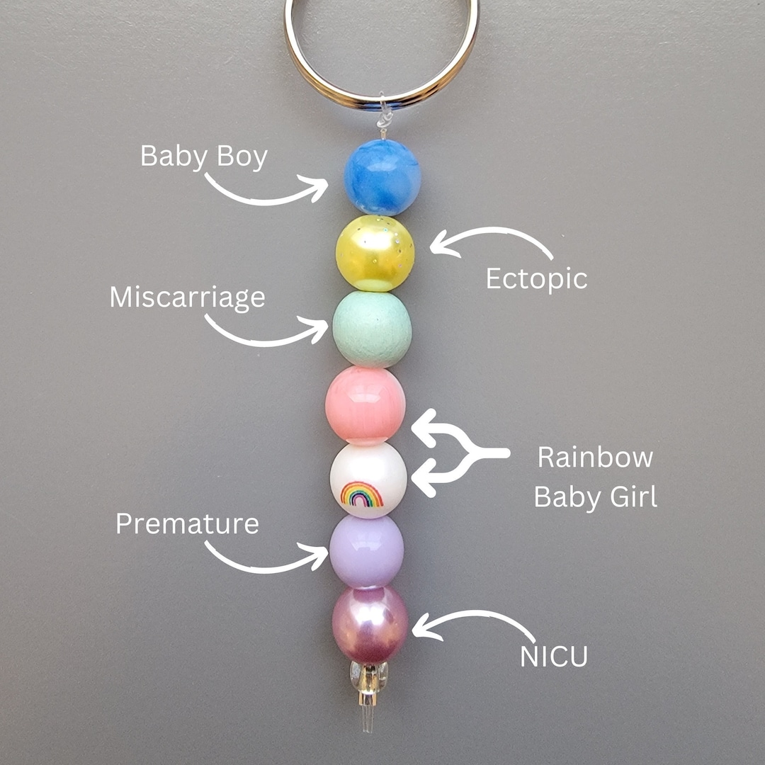 Infertility and Pregnancy and Infant Loss Motherhood Journey Beaded ...