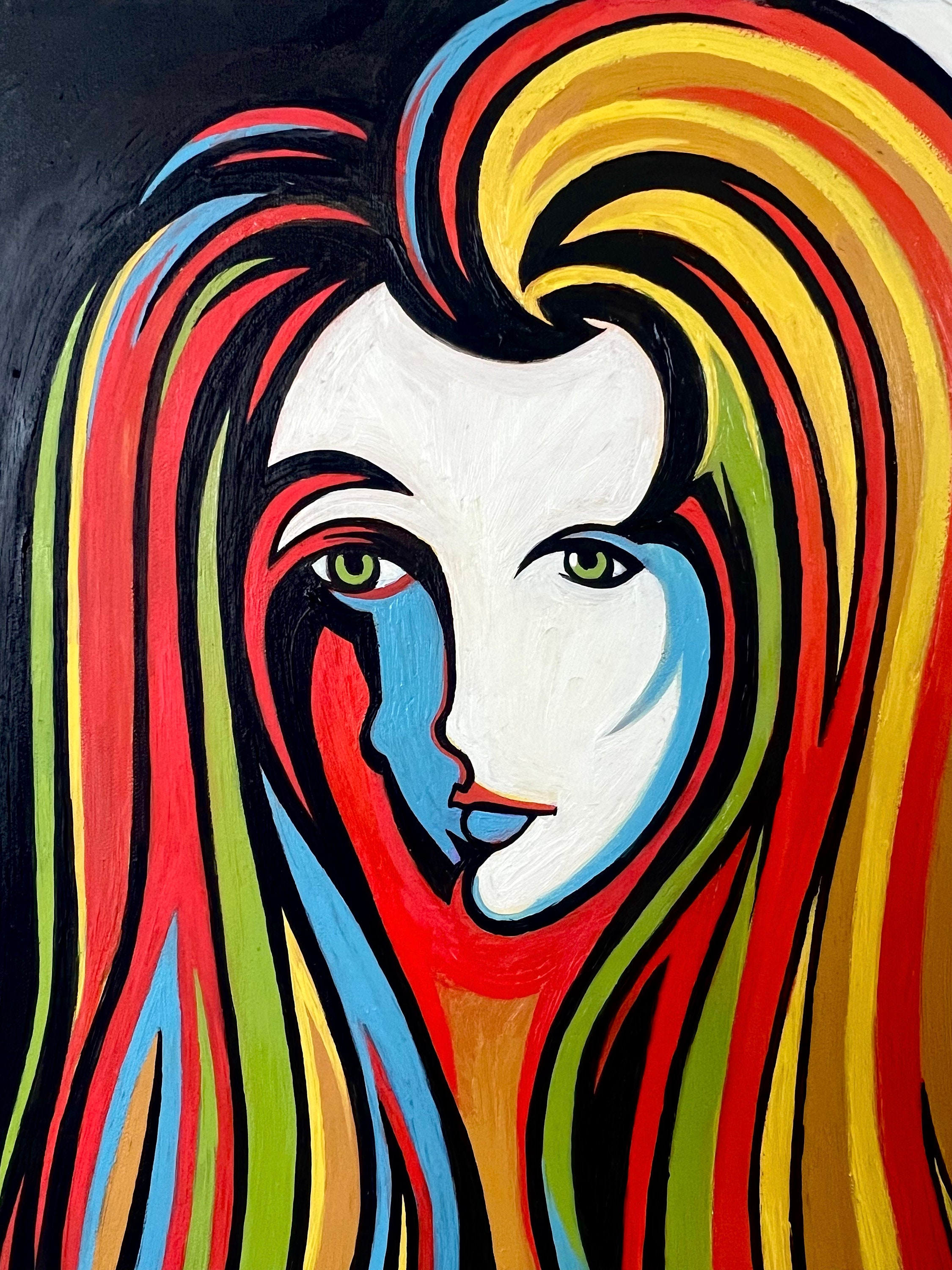 Original Oil on Canvas | Figure Painting | Wall Hanging | Living Room ...
