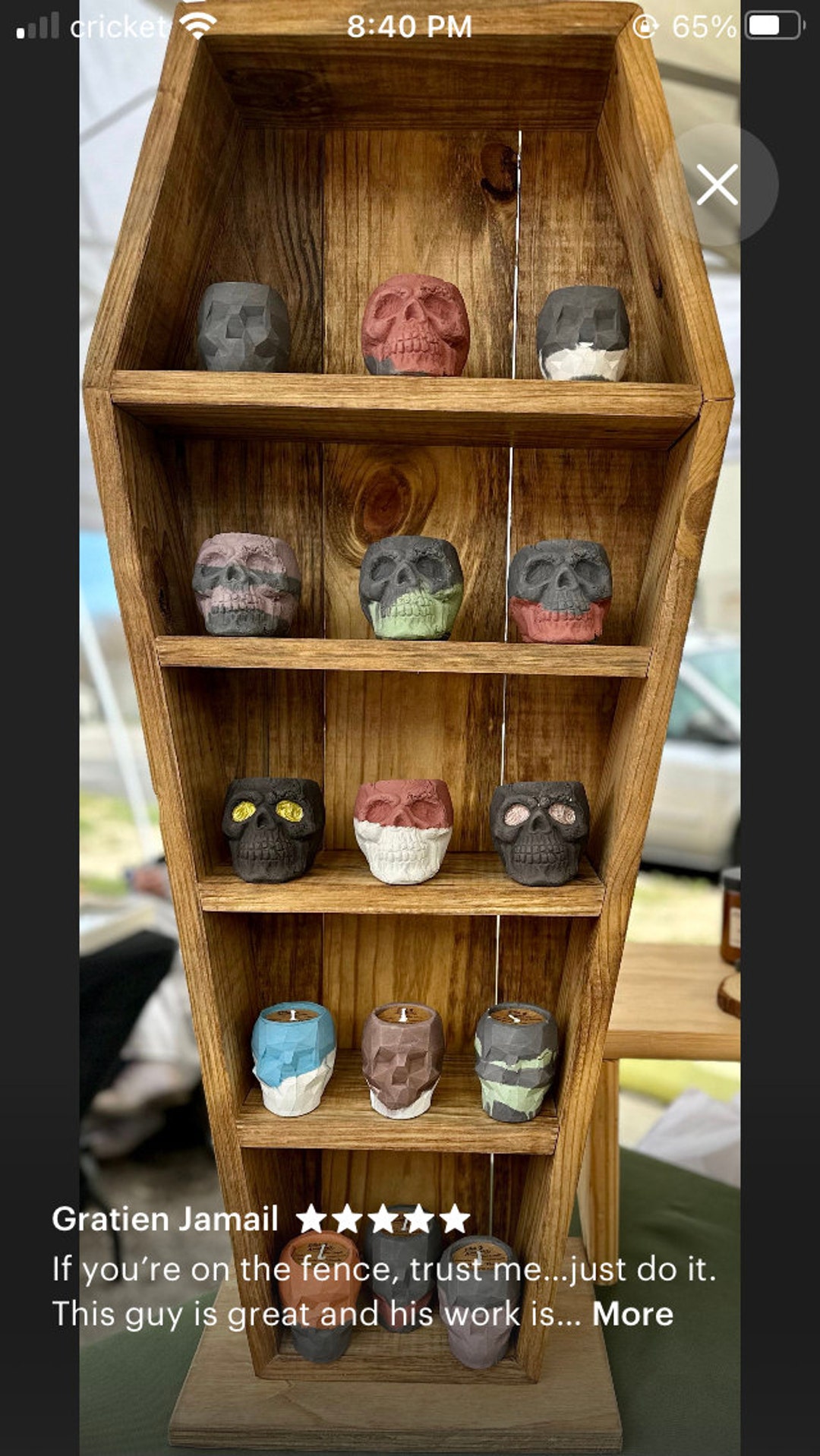 33 Inch Coffin Bookshelf, Goth, Spooky, Home Decor, Bookcase, Mystic ...