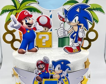 Mario cake topper - Etsy France