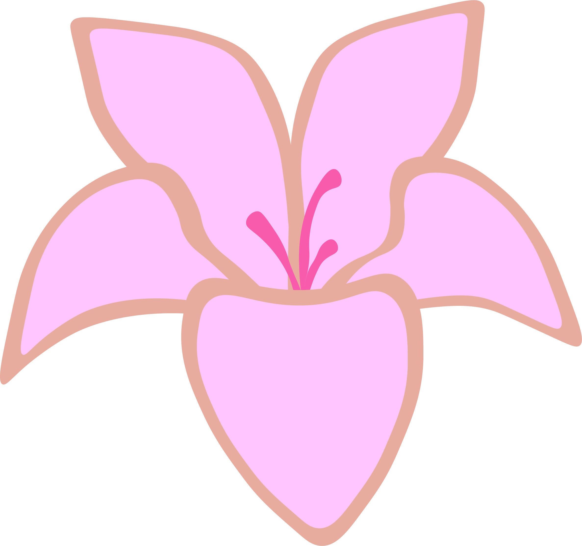 Mulan Flower Instant Download, Digital Download, Svg, Ai, Png, and Jpg ...