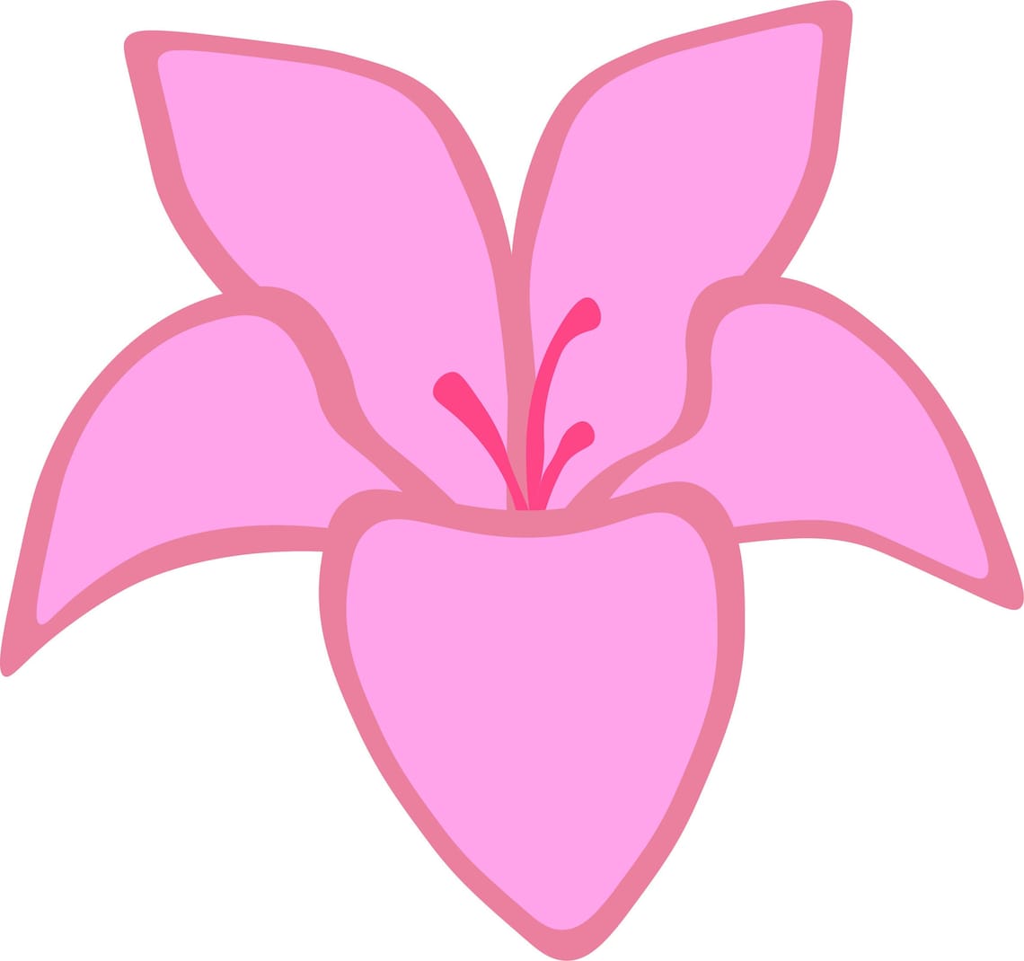 Mulan Flower Instant Download Digital Download Svg Ai | Etsy