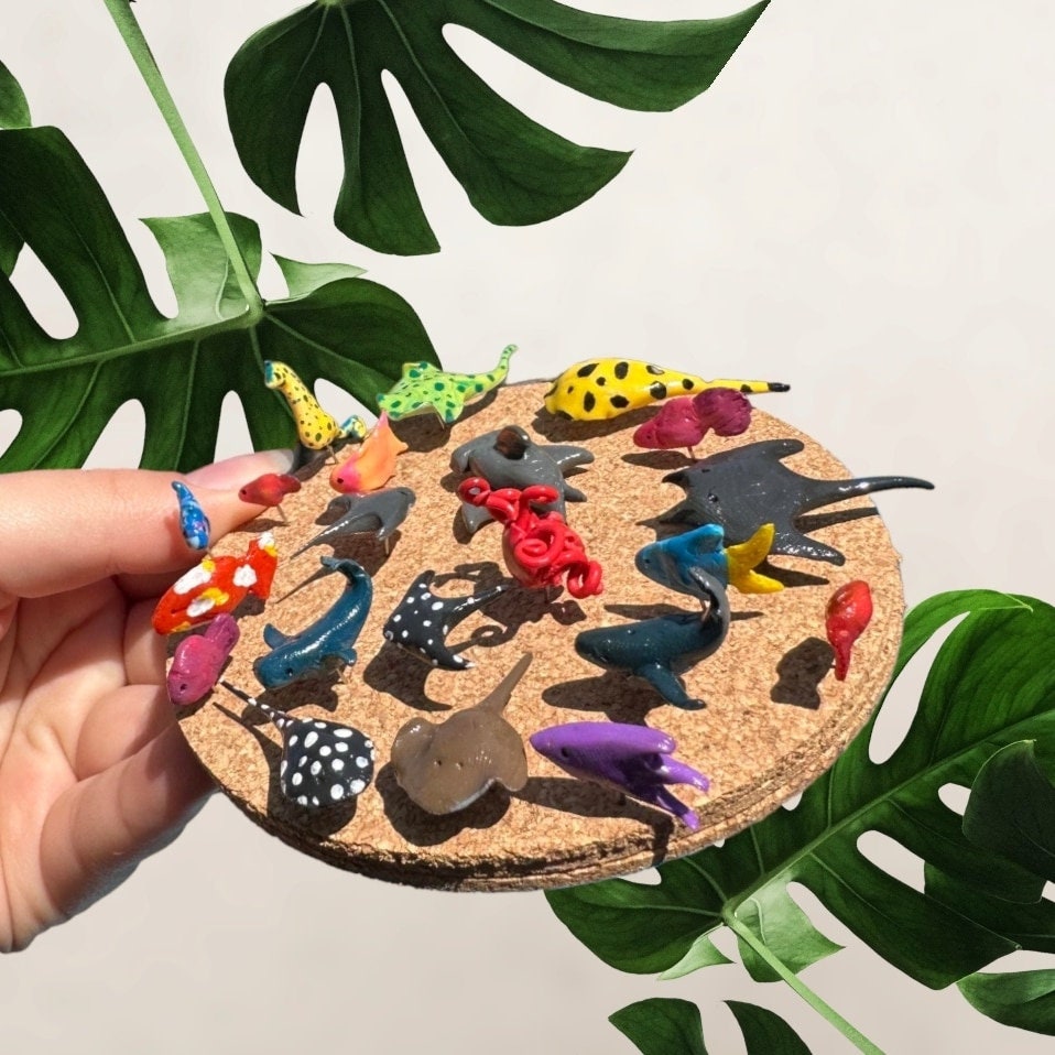 Handmade Sealife Themed Push Pins - Etsy