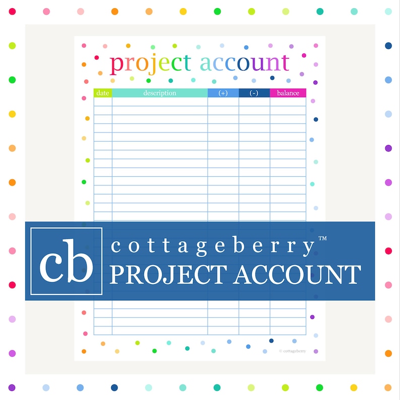 PROJECT PLANNER Printable Pages Inserts Happy Home Organizer Binder ...