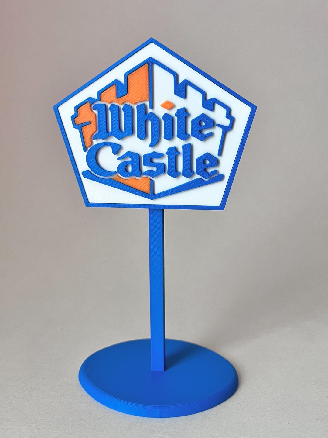 White Castle Miniature Sign 6" Inches - Etsy