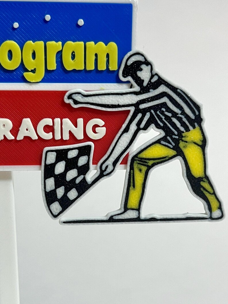Monogram Model Racing Miniature Slot Car Sign 6" Inches - Etsy