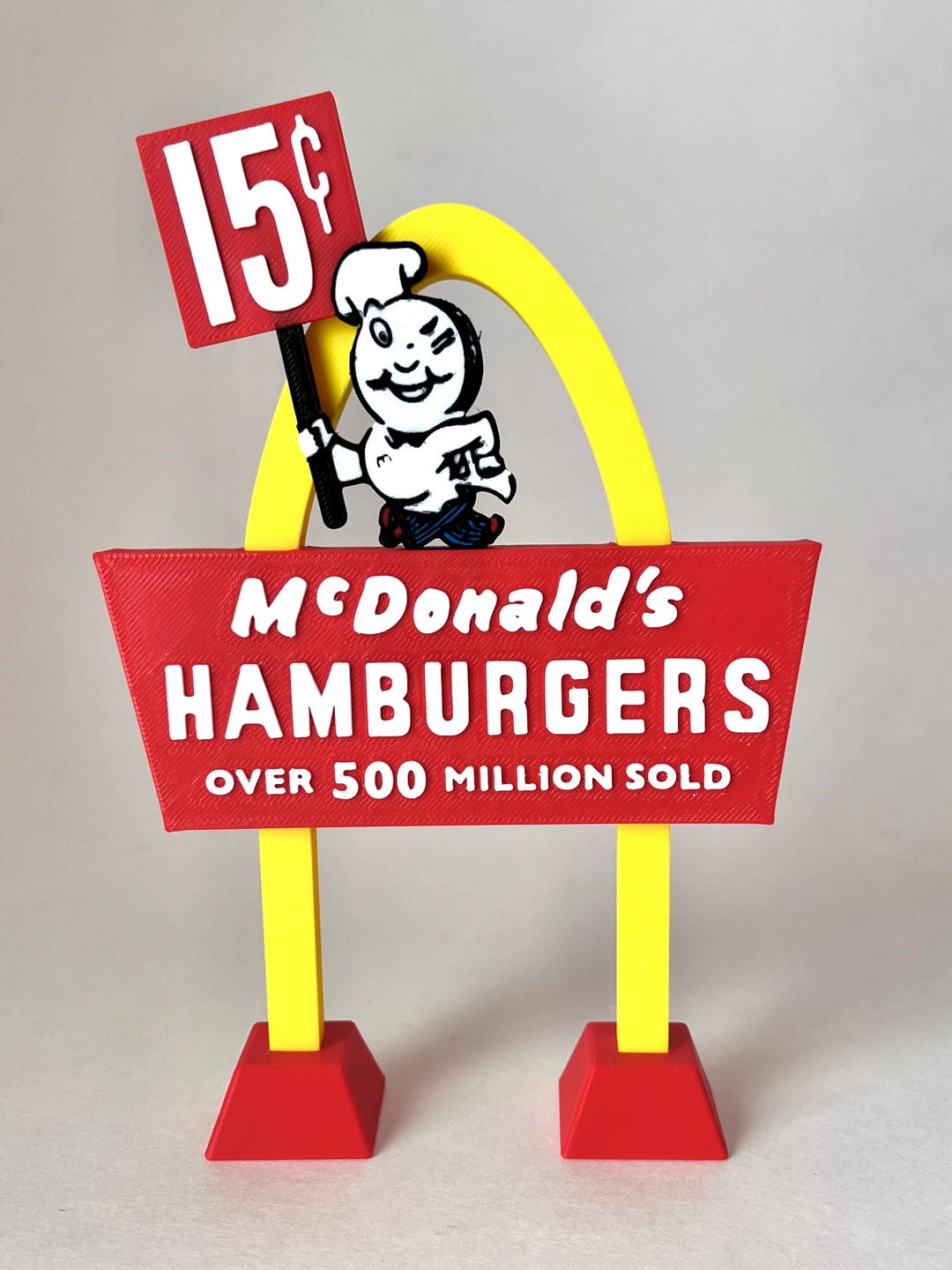 Mcdonald's Miniature Sign 7” Inches - Etsy