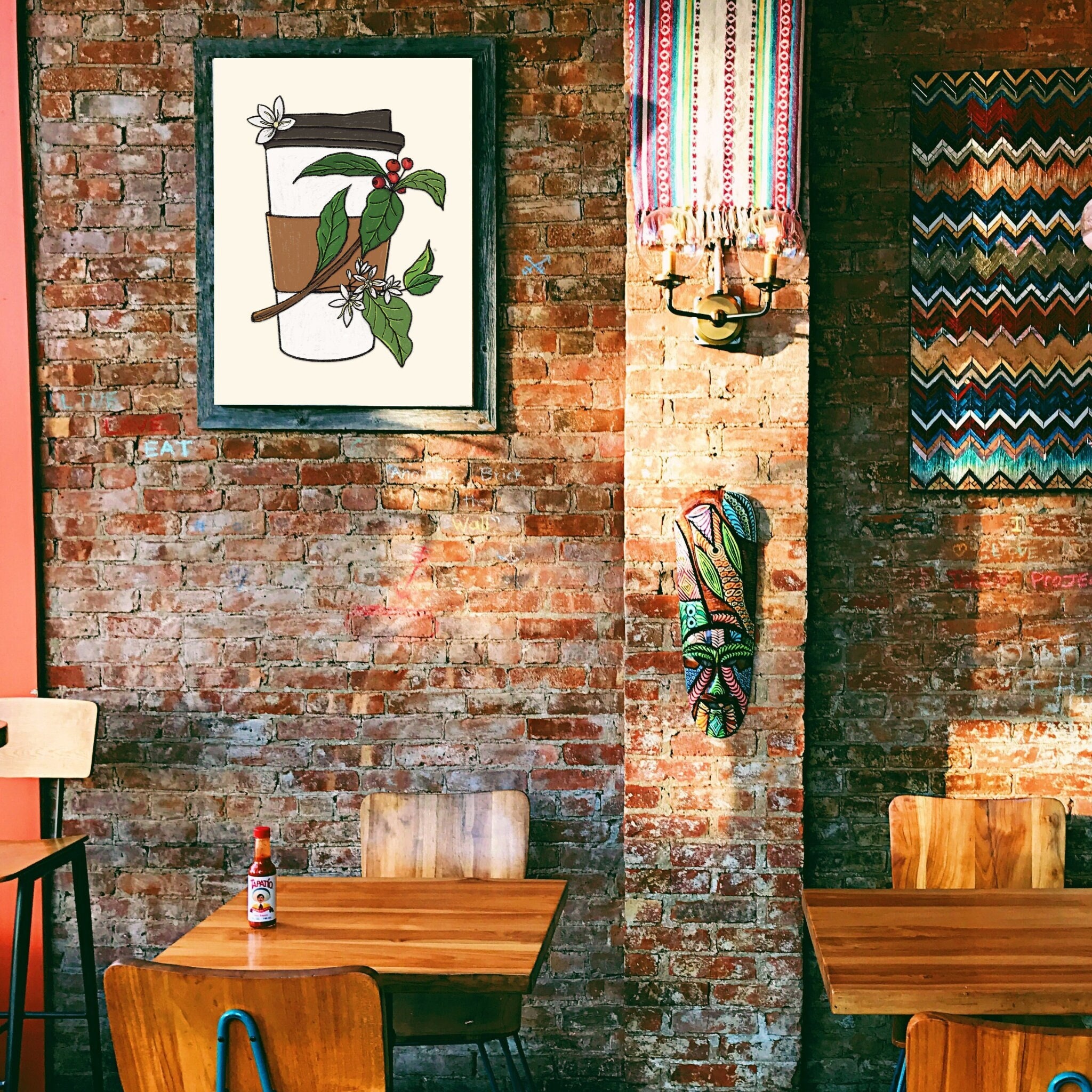 Printable Coffee Shop Art | Coffee Wall Art | Coffee Bar Sign ...