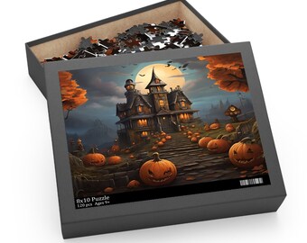 Witch's Apothecary Halloween Jigsaw Puzzle 120, 252, or 500 Pieces - Etsy