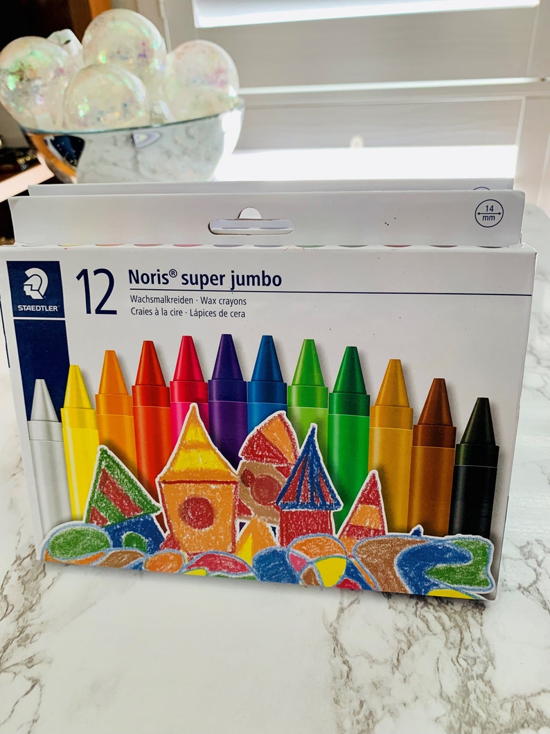 Jumbo Wax Crayons Color Assortment Staedtler Noris, Art Supplies ...