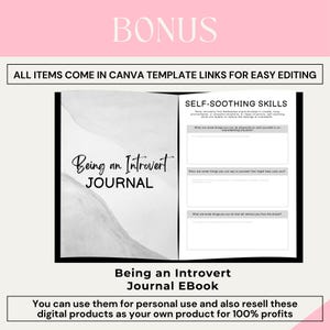 Introvert Self-care Guide: Personal Growth Workbook (PLR & MRR Digital ...
