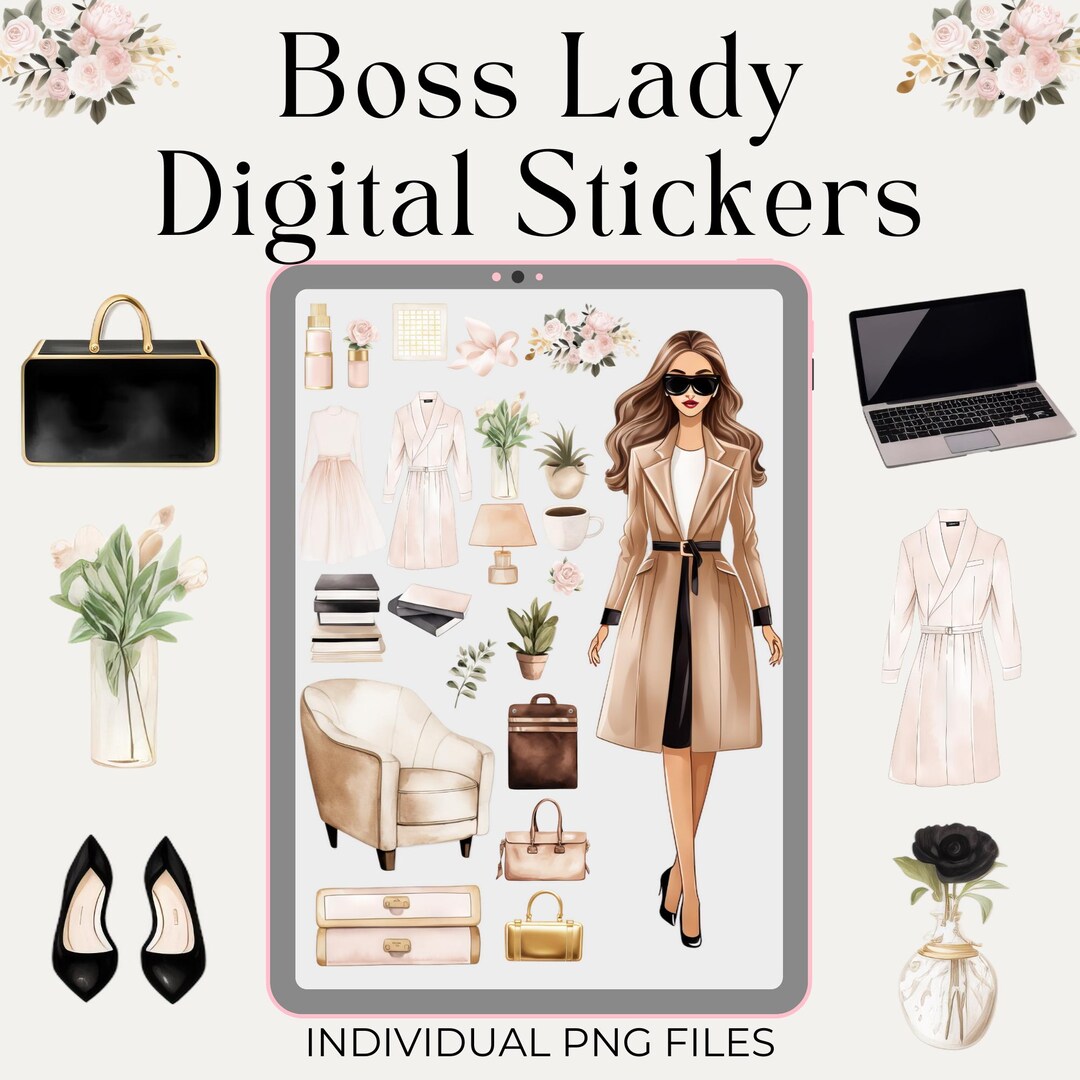 Girl Boss Stickers Boss Babe Gift Boss Lady Stickers Girl Boss Stickers ...