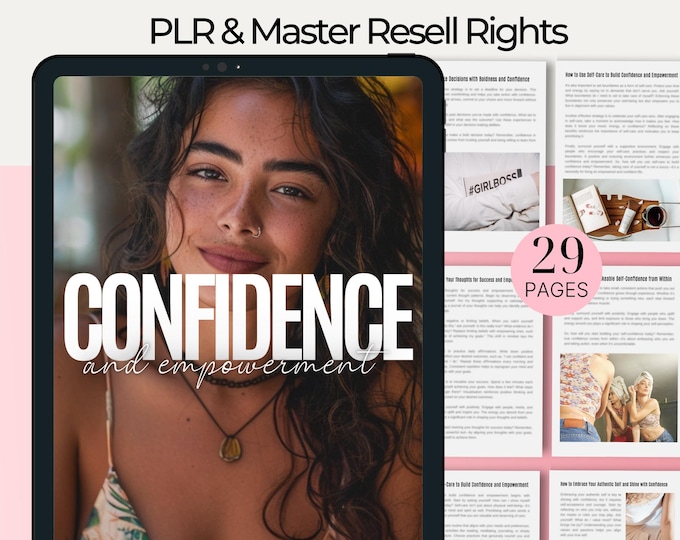 Self Confidence Journal MRR // Master Resell Rights, Resell Digital Product, Sell on Etsy, PLR ...