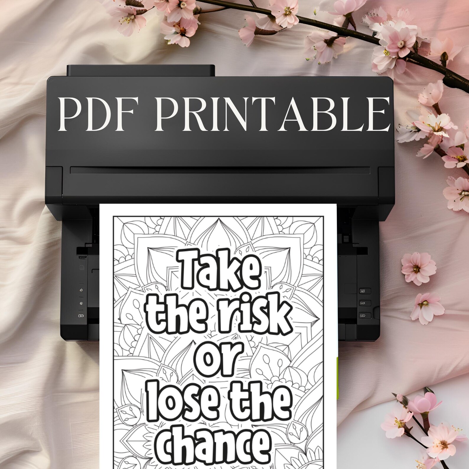 Printable Positive Affirmation Adults Coloring Pages Confidence Booster ...