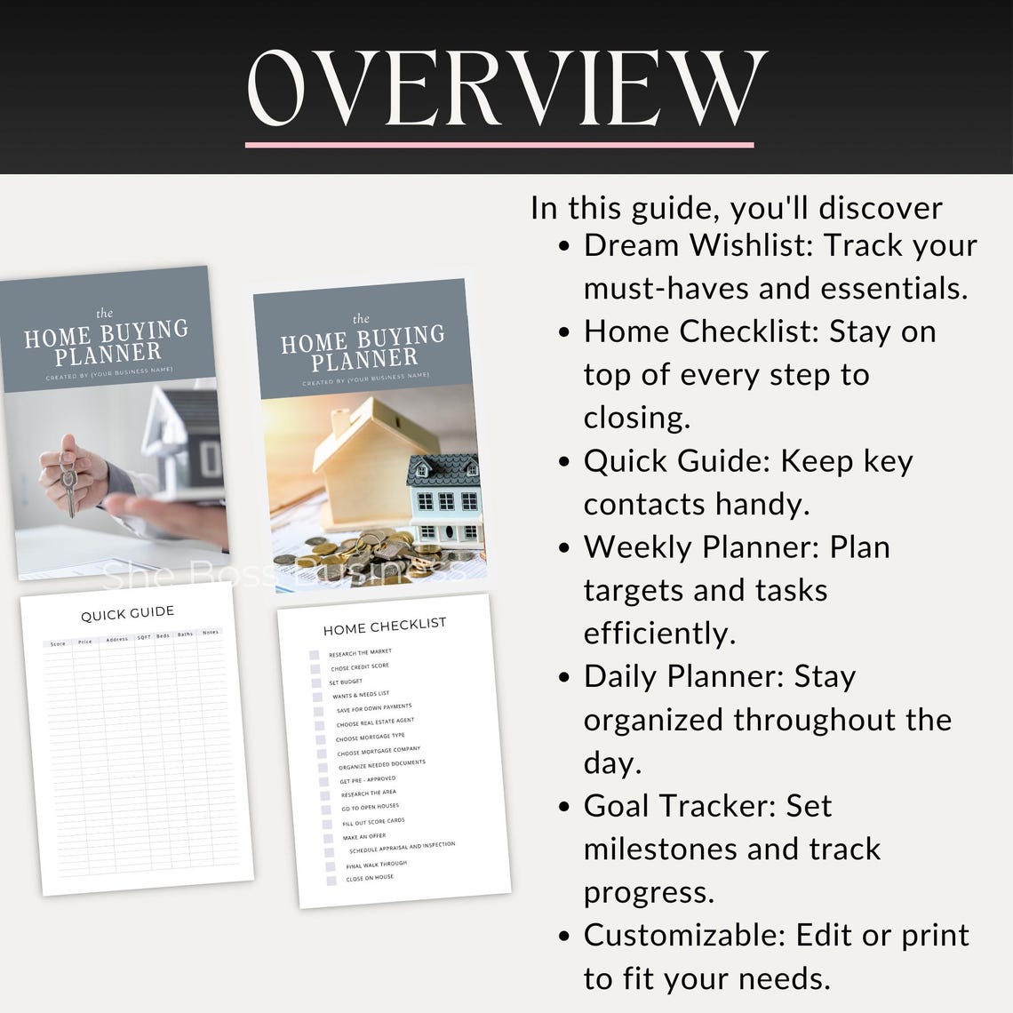 First Time Home Buyer Guide Canva Templates for Home Buyers Home ...