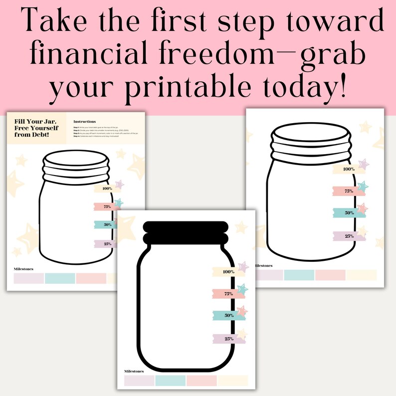 Debt Payoff Tracker Coloring Sheet Personal Finance Tracker Debt ...