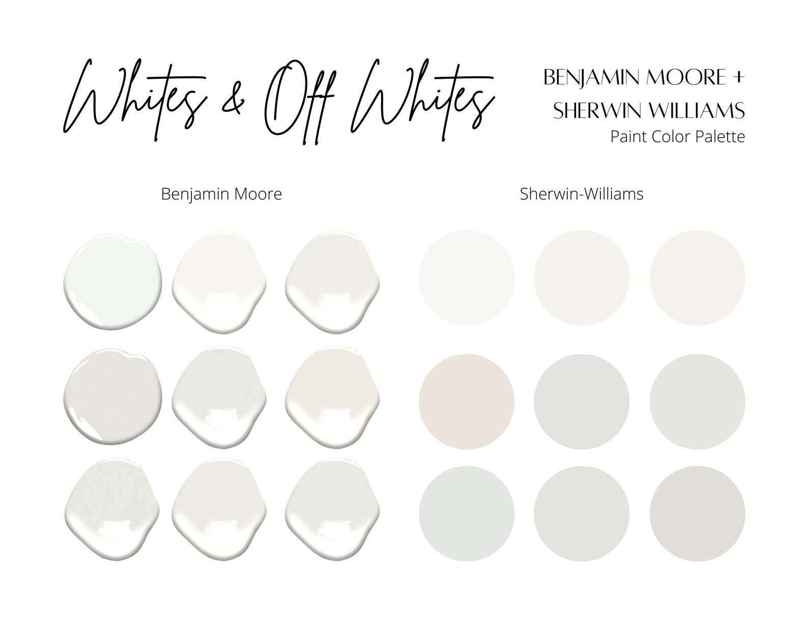 Paint Scheme White Offwhite Neutrals Home Resale Paint Colors Real ...