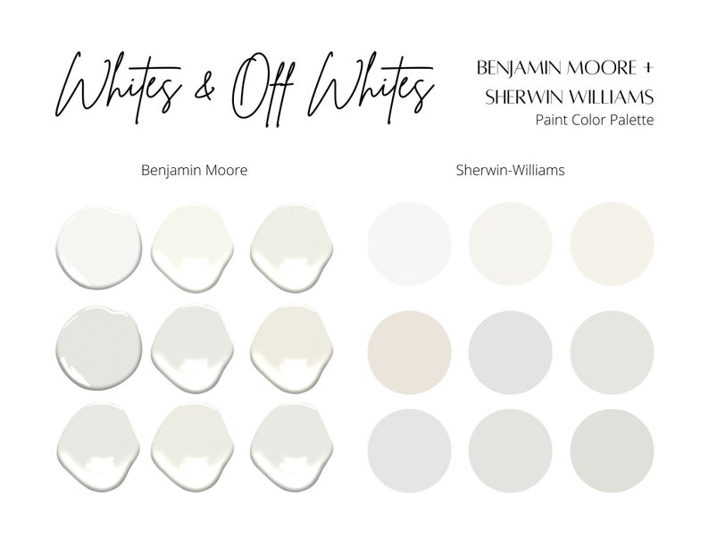Paint Scheme White Offwhite Neutrals Home Resale Paint Colors Real ...