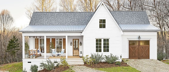 The Poppy Rambler Farmhouse Modern Single Level - Etsy