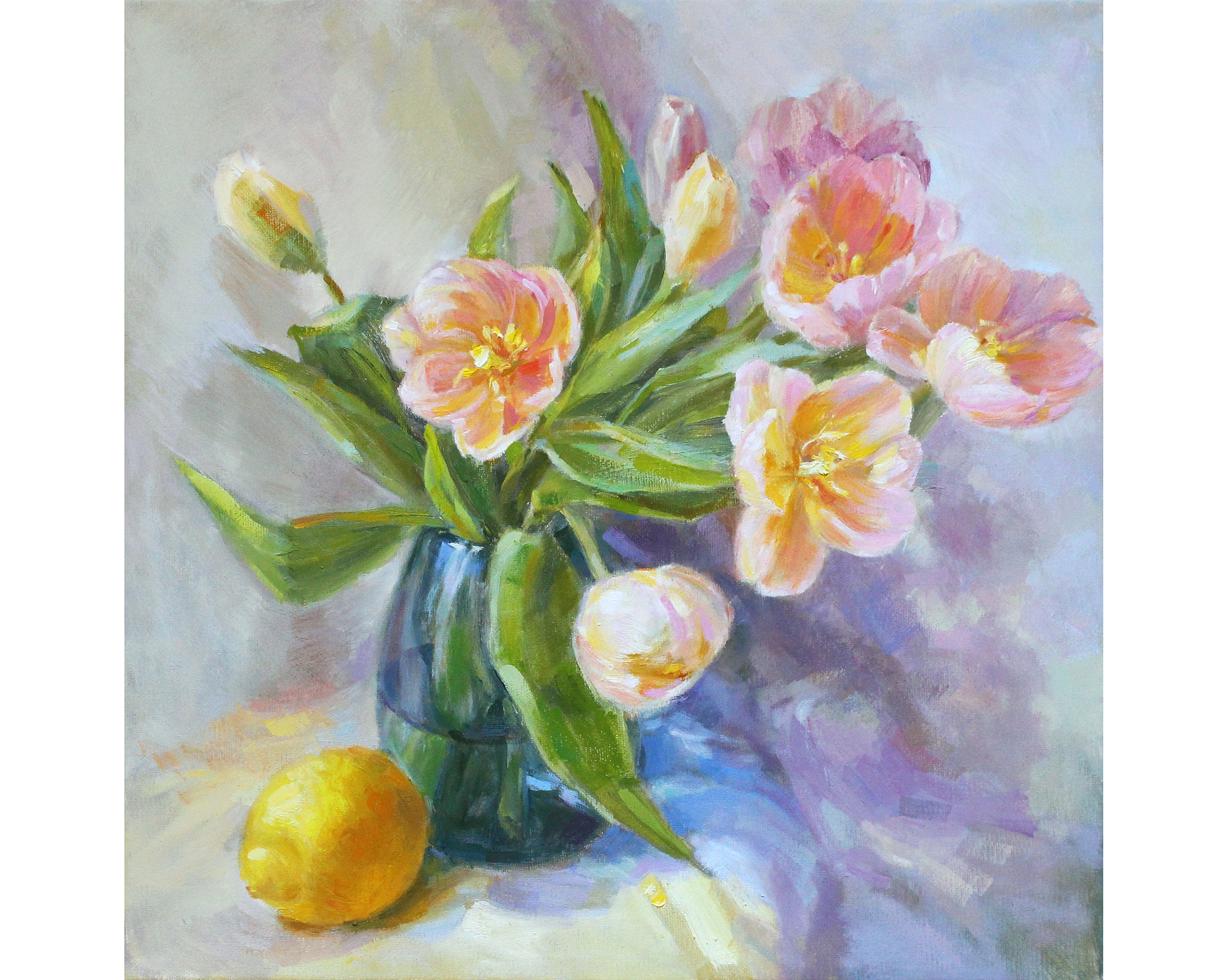 Spring Next Door. Impressionist Still-life Original Art Oil - Etsy