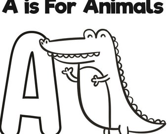 Alphabet Letter Trace - Etsy