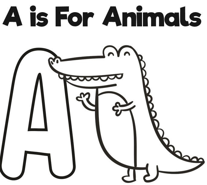 Animal ABC Worksheets - Etsy