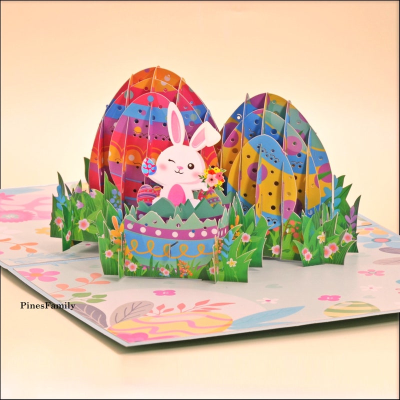 Easter Pop up Card - Etsy